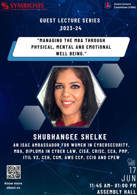 Shubhangee Shelke Mba Cisa Crisc Cc Icbis Ncssp Cca Pmp Itilv3 Ceh Csm