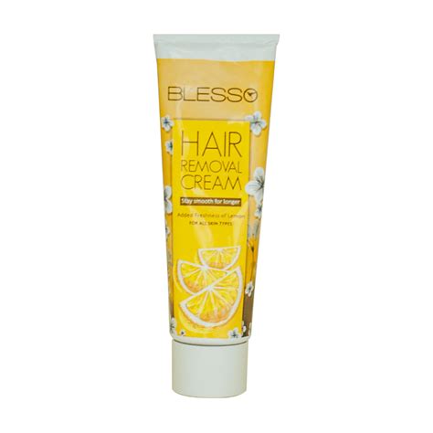 Blesso Hair Removing Cream Tube Lemon Trynowpk