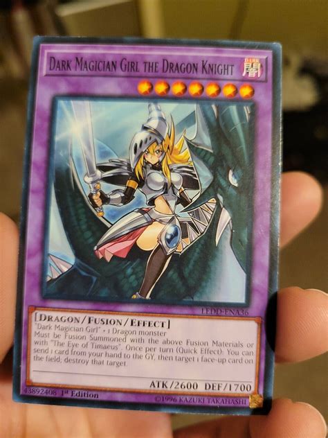 Mavin Dark Magician Girl The Dragon Knight Ledd Ena36 X 1 Common 1st