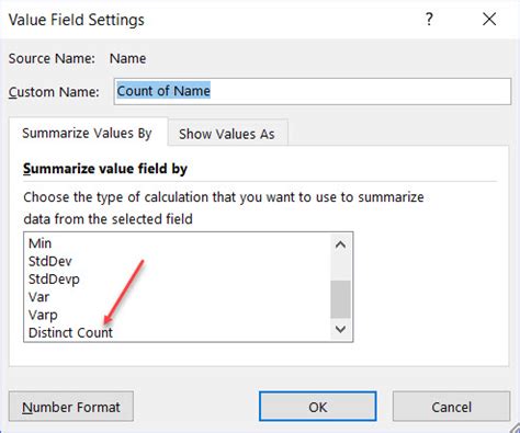 How To Get Unique Count In A Pivot Table ExcelNotes