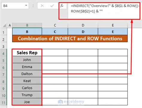 How To Mirror Table In Excel 4 Easy Methods Exceldemy