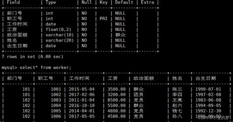 数据库第一次作业 建立一个表 表名为职工 结构为 编号 姓名性别年龄工资职称 2 向职工表中 CSDN博客
