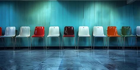 Us Election Day Prep Polling Station Set Up With Voting Booths In A Row