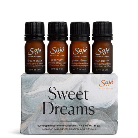 Sweet Dreams Evening Diffuser Blend Collection Saje Natural Wellness