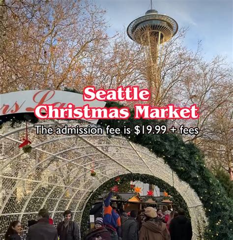 시애틀 첫 크리스마스 마켓🎄🎅 Wowseattle Seattle Kcr
