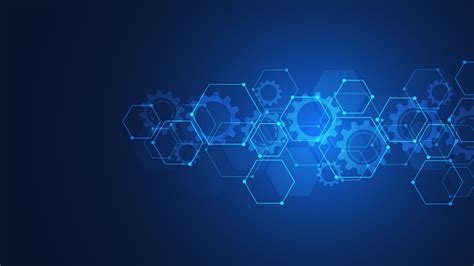 톱니바퀴 및 기어 휠 메커니즘 하이테크 디지털 기술 및 엔지니어링 추상적 인 기술적 배경 테크놀로지에 대한 스톡 벡터 아트 및 기타 이미지 Istock