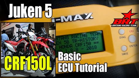 Juken 5 Ecu Basic Control Tutorial Crf150L - YouTube