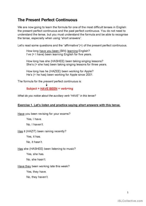 4 Verb Tenses Guided Grammar Production Grammar Practice E