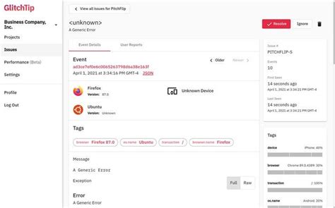 Sentry Is No Longer Open Source So Were Making An Error Tracker Called Glitchtip To Pick Up