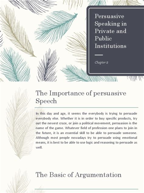 The Three Essential Features Of Effective Argumentation Assumption