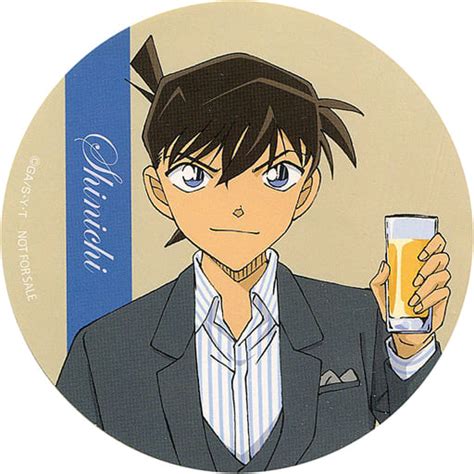 駿河屋 工藤新一等身 オリジナルステッカー 「名探偵コナンカフェ2019」 事前予約特典（シール・ステッカー）