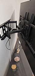 PERLESMITH Support Mural TV Inclinable Et Orientable Pour Pouces De Plat LCD LED