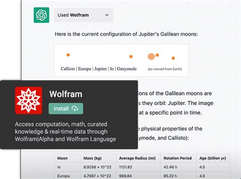 Wolfram Gpt For Computation Curated Real Time Data