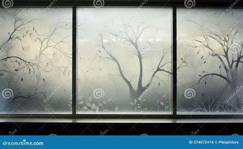 Glass Etching Pattern Two Doves On A Branch Of A Palm Tree Black And