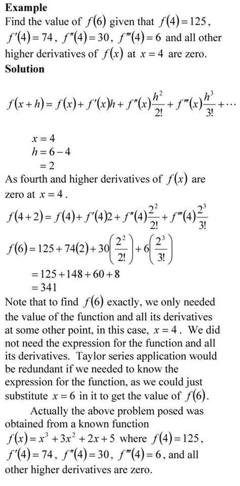 taylor series example numerical methods guy