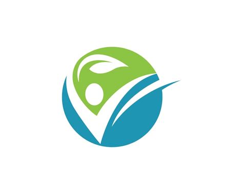 인간 문자 로고 기호 프리미엄 벡터