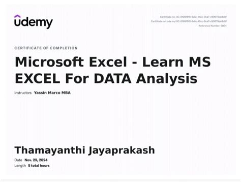 Thamayanthi Jayaprakash On Linkedin Microsoftexcel Dataskills