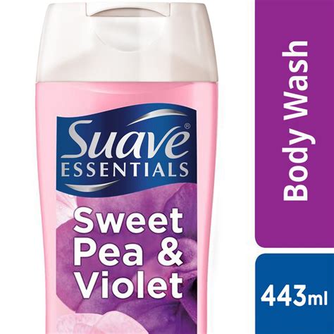 Jual Suave Essentials Sweet Pea And Violet Body Wash 443 Ml Shopee