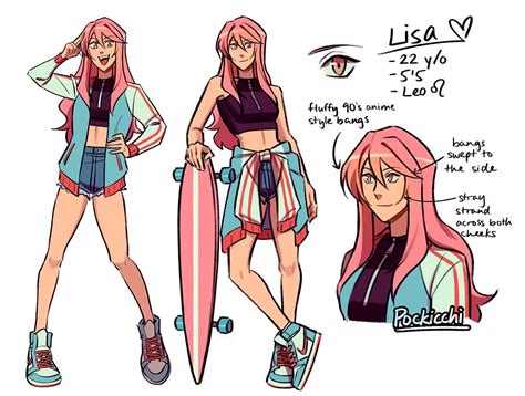 Character Model Sheet Character Sketches Female Character Design