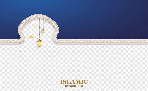 Blue Elegant Islamic Background Png PNGWing
