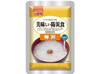 美味しい防災食梅粥 製品情報 防災用品 株式会社ライフ