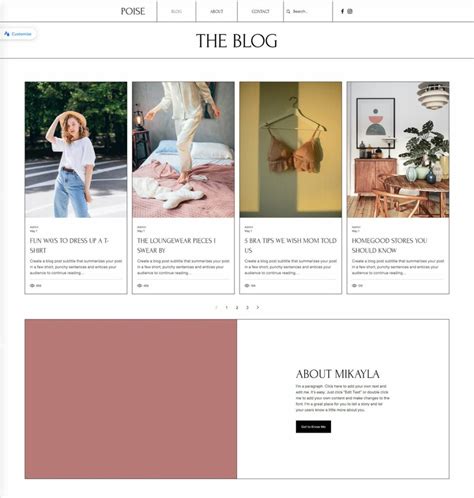 20 Best Wix Blog Templates Examples Create A Blog On Wix Design
