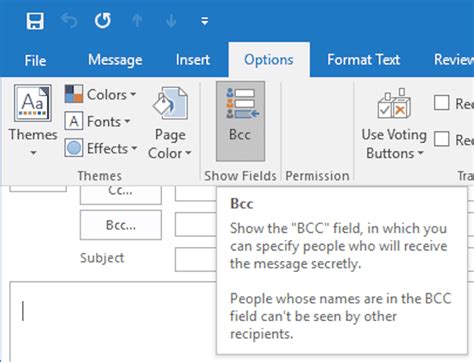 How To Add Bcc Recipients In Outlook