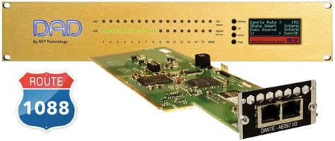 DAD AX Penta S Interface Dante AES Expansion Card