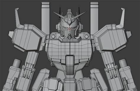 Gundam Heavyarms Custom Fanmade 3d Model Cgtrader
