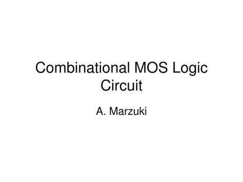 Ppt Cmos Logic Circuit Analysis And Design Nor Gate Case Study