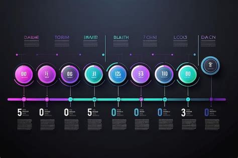 Premium Photo Business Data Visualization Timeline Infographic Icons