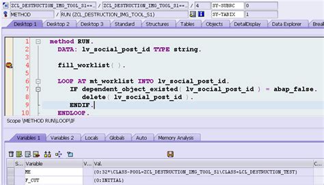 sap abap central four different test isolation techniques to build