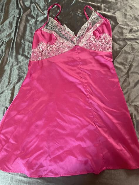 Pink Slip Dress Only Worn Once Dress Dollskill Depop