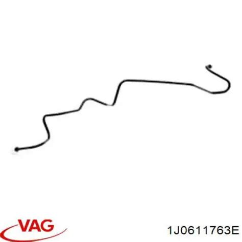 1J0611763E VAG шланг тормозной задний левый