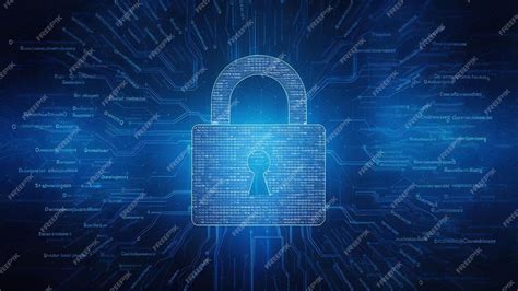 premium photo encoding of cyber security information security and