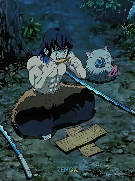 Inosuke Was Eating And Something Happened💀 Kimetsunoyaiba Inosuke