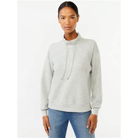 Scoop Womens And Womens Plus Ultimate Scubaknit Funnel Neck