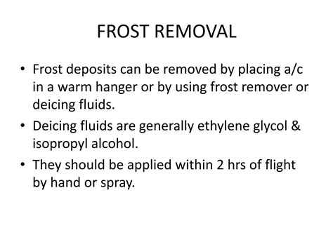 De Icing And Anti Icing Of Aircraft Pptx