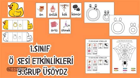 Sınıf Ö Sesi Etkinlikleri Eduhol Etkinlik İndir Oyun Oyna Test Çöz Video İzle