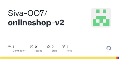 Github Siva Oo7onlineshop V2