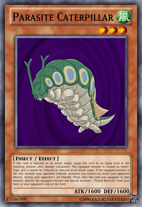Parasite Caterpillar Yu Gi Oh Custom Card Fixed By Duel Express On