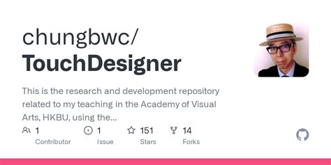 GitHub Chungbwc TouchDesigner This Is The Research And Development Repository Related To My