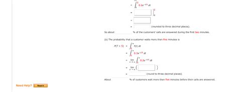 Solved Video Example EXAMPLE 4 Suppose The Average Waiting Chegg Com