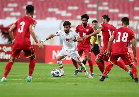 ایران تفوز على البحرین بثلاثة اهداف نظیفة فی التصفیات المزدوجة صور