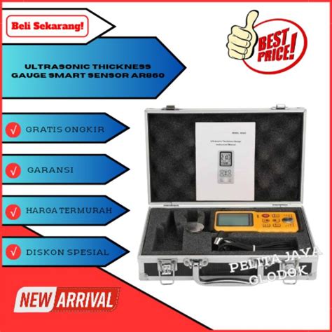 Jual AR860 Ultrasonic Thickness Gauge Smart Sensor Calibration