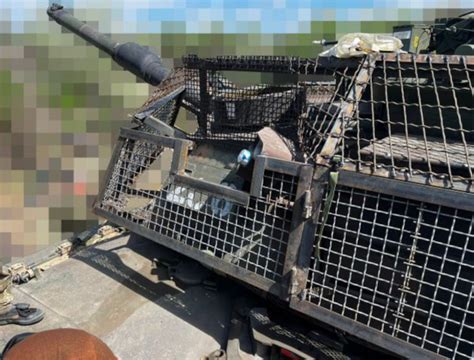 Ukrainian M1 Abrams Tanks Get Elaborate Cope Cages Soviet Explosive Reactive Armor