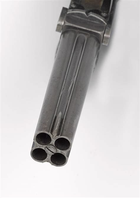 Lancaster 455 Inch Four Barrelled Breechloading Pistol 1890 C