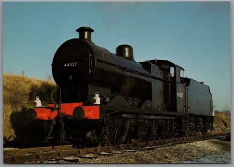 Lms Class 4f No 44027 Steam Locomotive Railway Postcard Eur 711