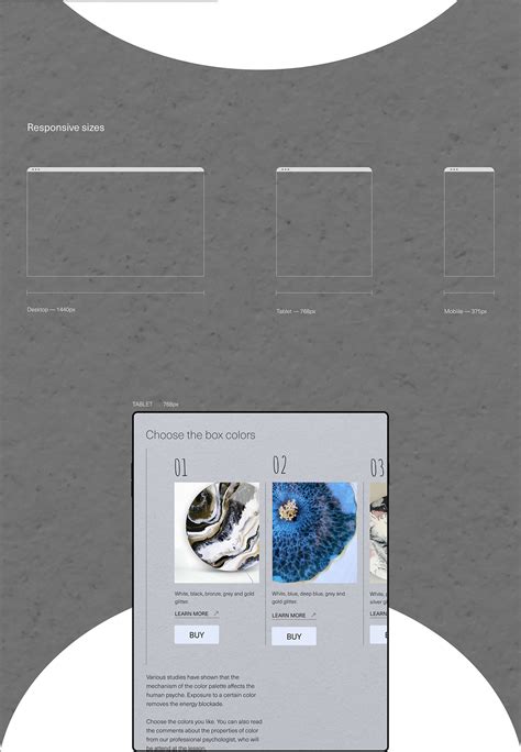 Landing Page For Epoxy Resin Art On Behance