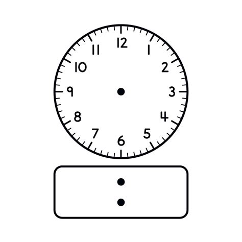 Analoguedigital Clock Learning Stamp Australian Teaching Aids